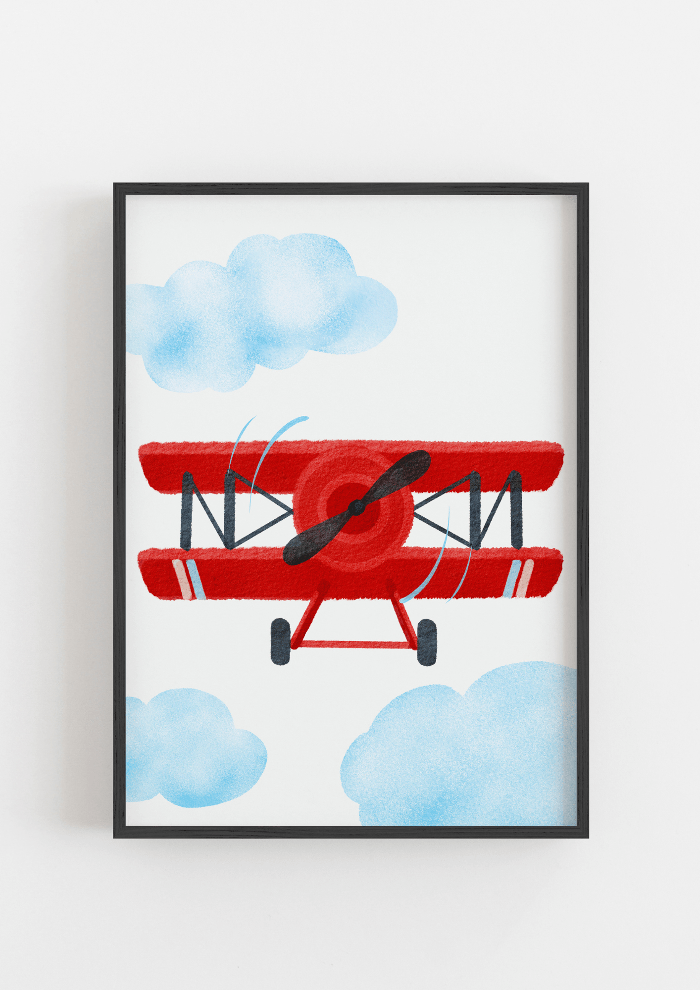 Red Plane Kids Poster – The Ditzy Dodo